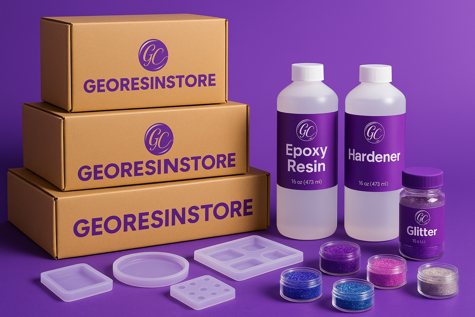 Geo Resin Store - Buy Epoxy Resin, Pigments, Molds & Art Supplies in ...
